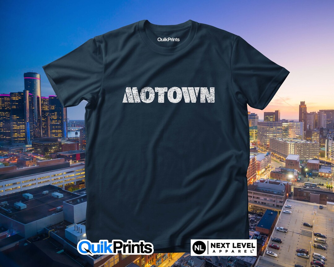Motown Detroit vintage Print Premium Shirt Adult, Youth and Big & Tall ...