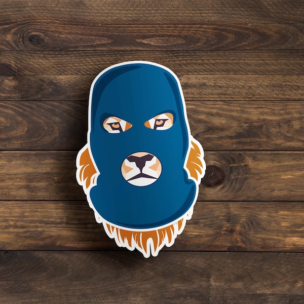 Ski Mask Stickers - Etsy