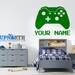 Video Game Controller With Name Xbox Classic Style Personalized Vinyl ...