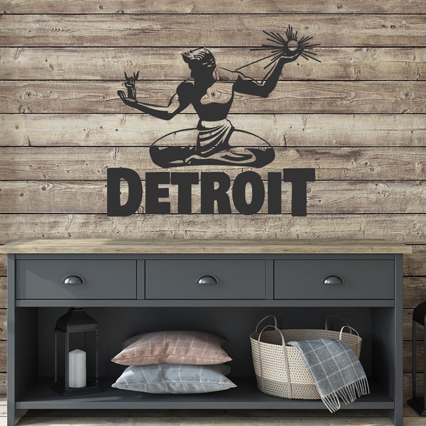 Spirit of Detroit - Etsy