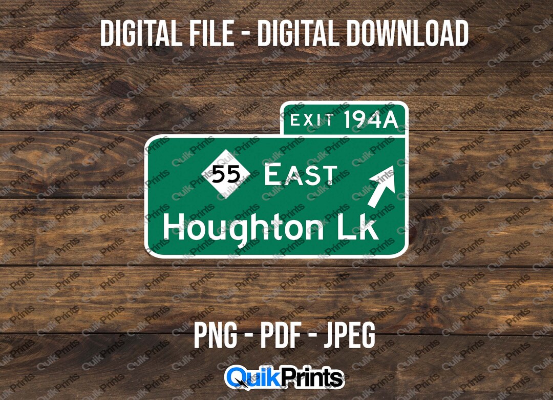 Custom Exit Sign Digital Download PNG, Jpeg and PDF File - Etsy