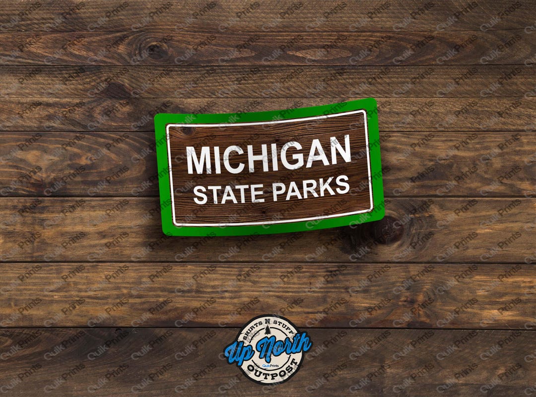 Custom Michigan State Park Sticker 4 Sizes Many Parks to Choose From - Etsy