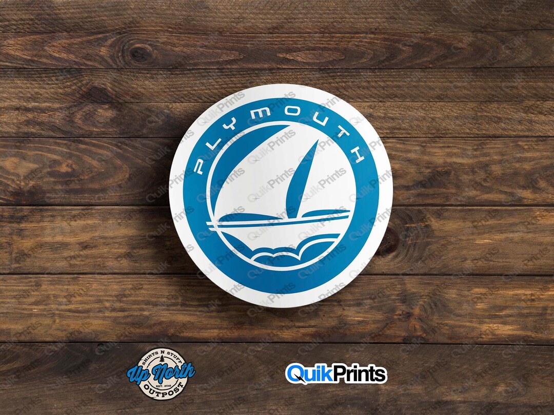 Plymouth Sticker 3 Sizes to Choose From - Etsy