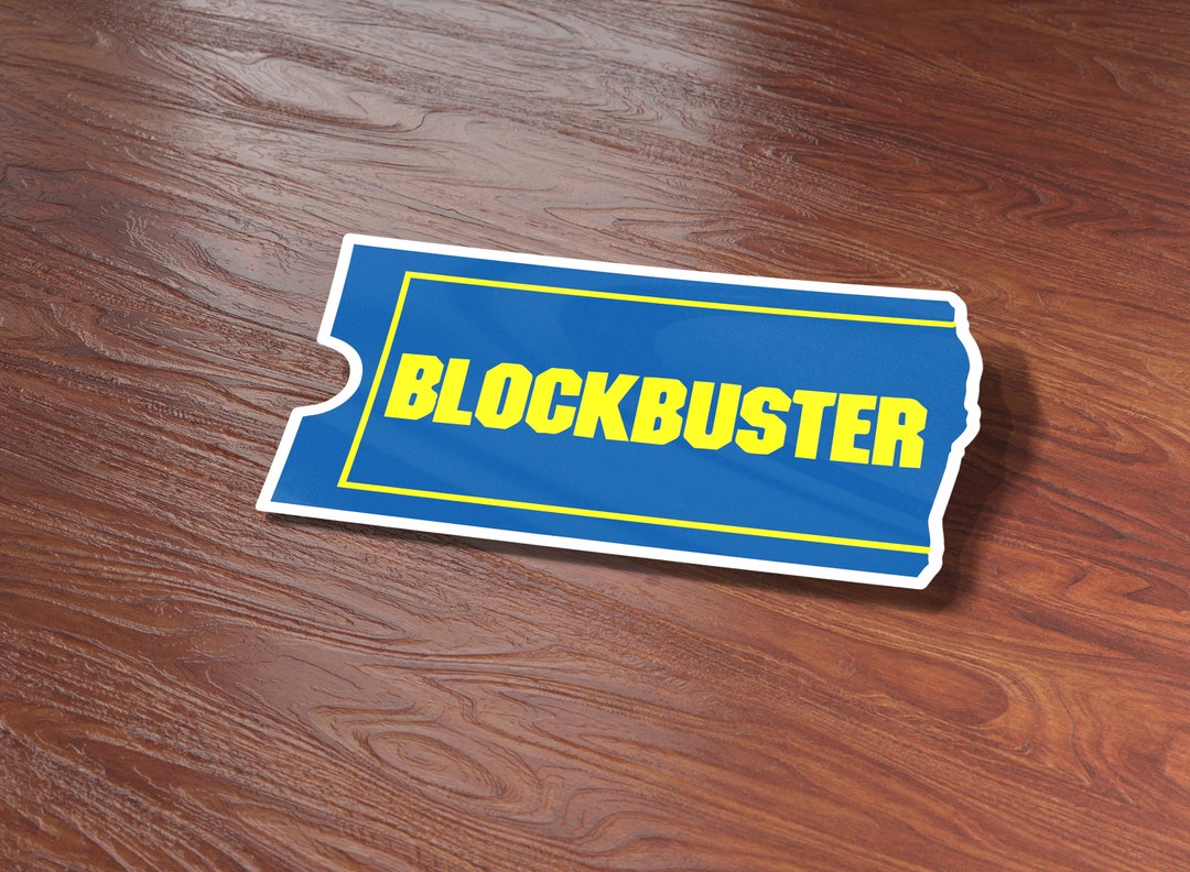 Blockbuster Video Store Sticker 4 Sizes to Choose From - Etsy