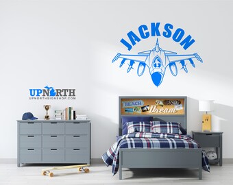 Fighter Jet Decal | Etsy