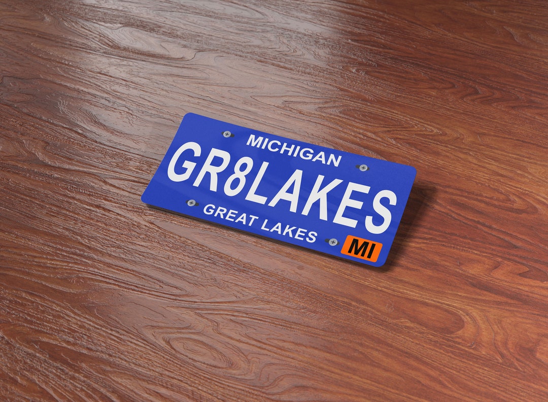 GR8 LAKES Great Lakes License Plate Sticker 3 Sizes - Etsy