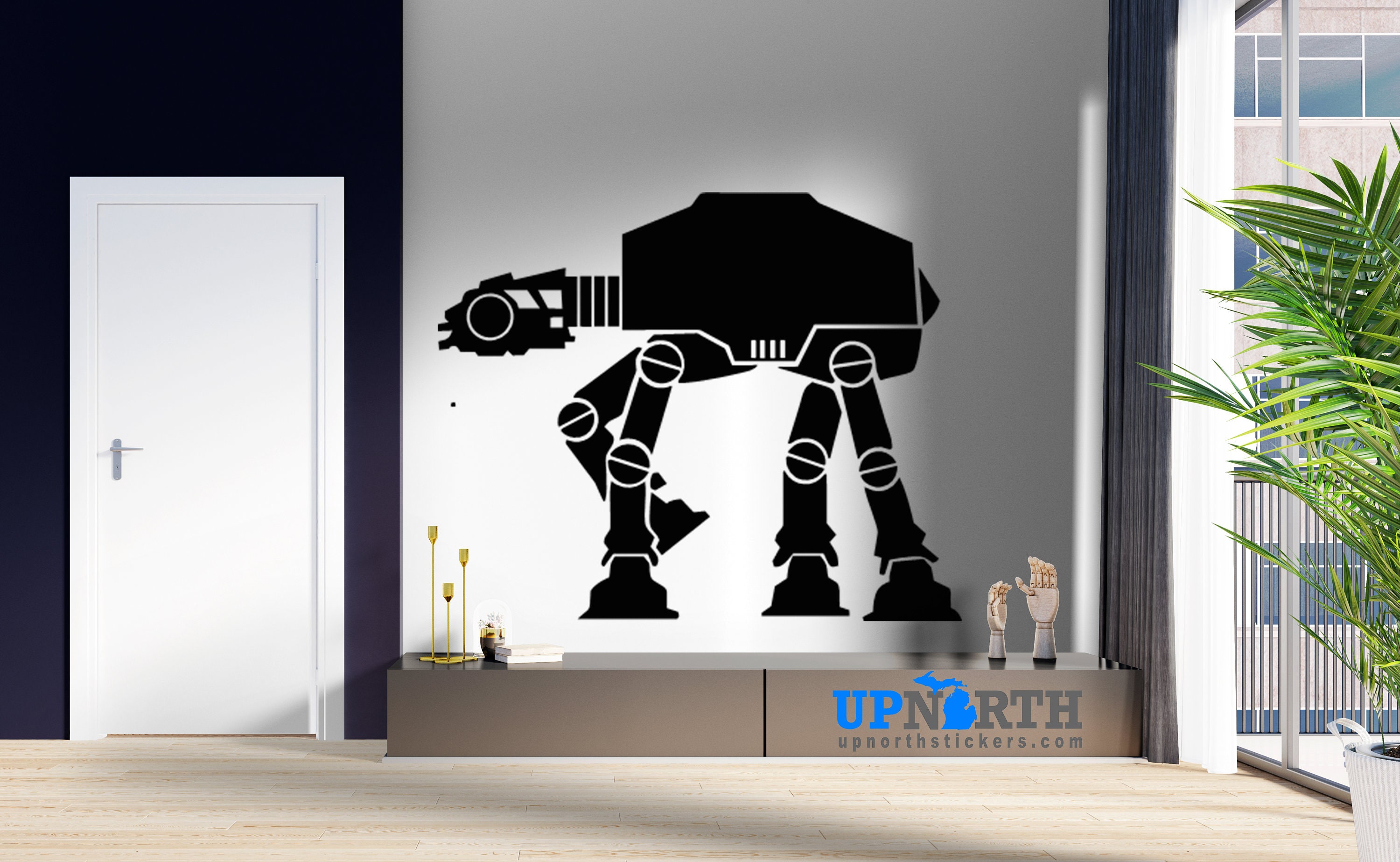 AT AT Walker Custom Vinyl Decal ATAT Walker | Etsy