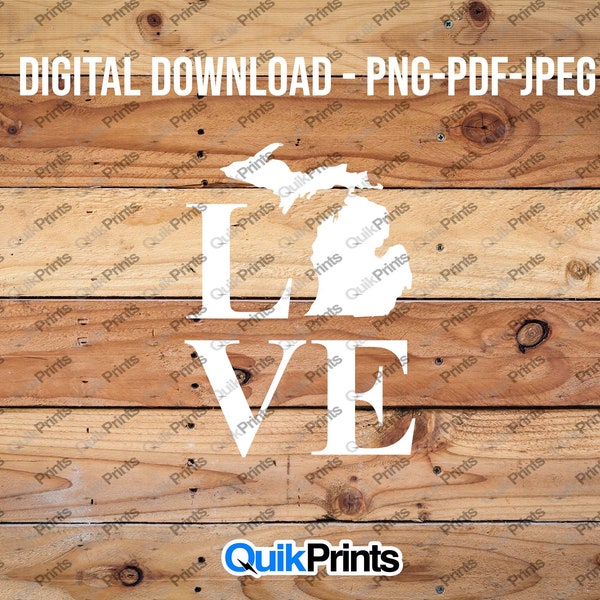 Love Michigan - Etsy