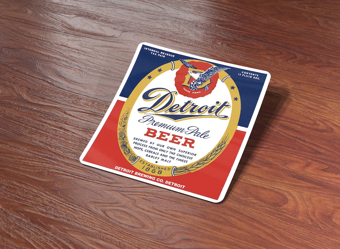 Detroit Beer 3 Sizes to Choose From - Etsy