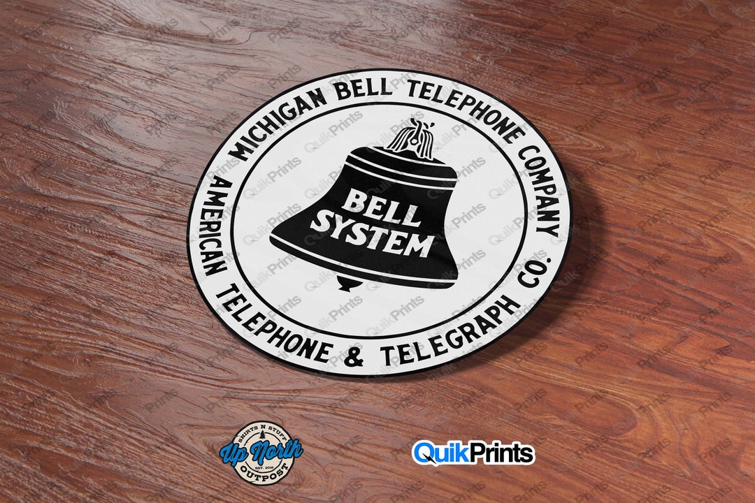 Michigan Bell Telephone Sticker 3 Sizes to Choose From Customize to Any ...