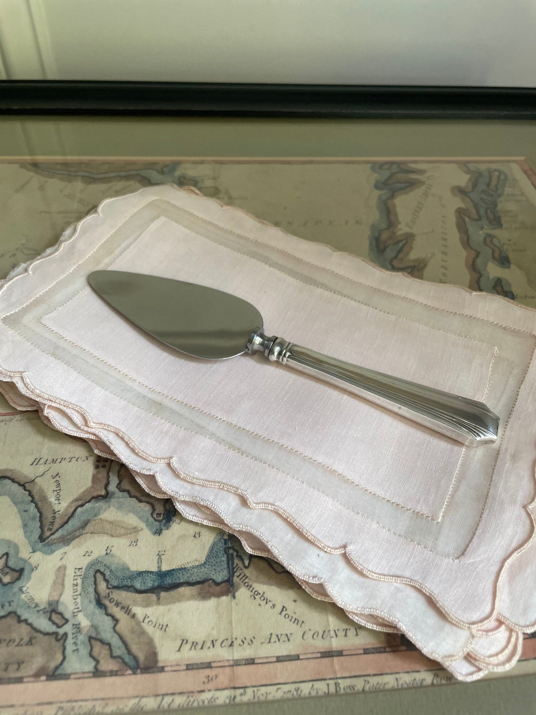 Art Deco Sterling Silver Cheese Knife With Stainless Blade - Etsy