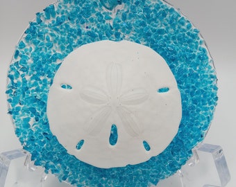 Sand Dollar Wall Art, Coastal Sea Life Ornament, Nautical Window Decor ...