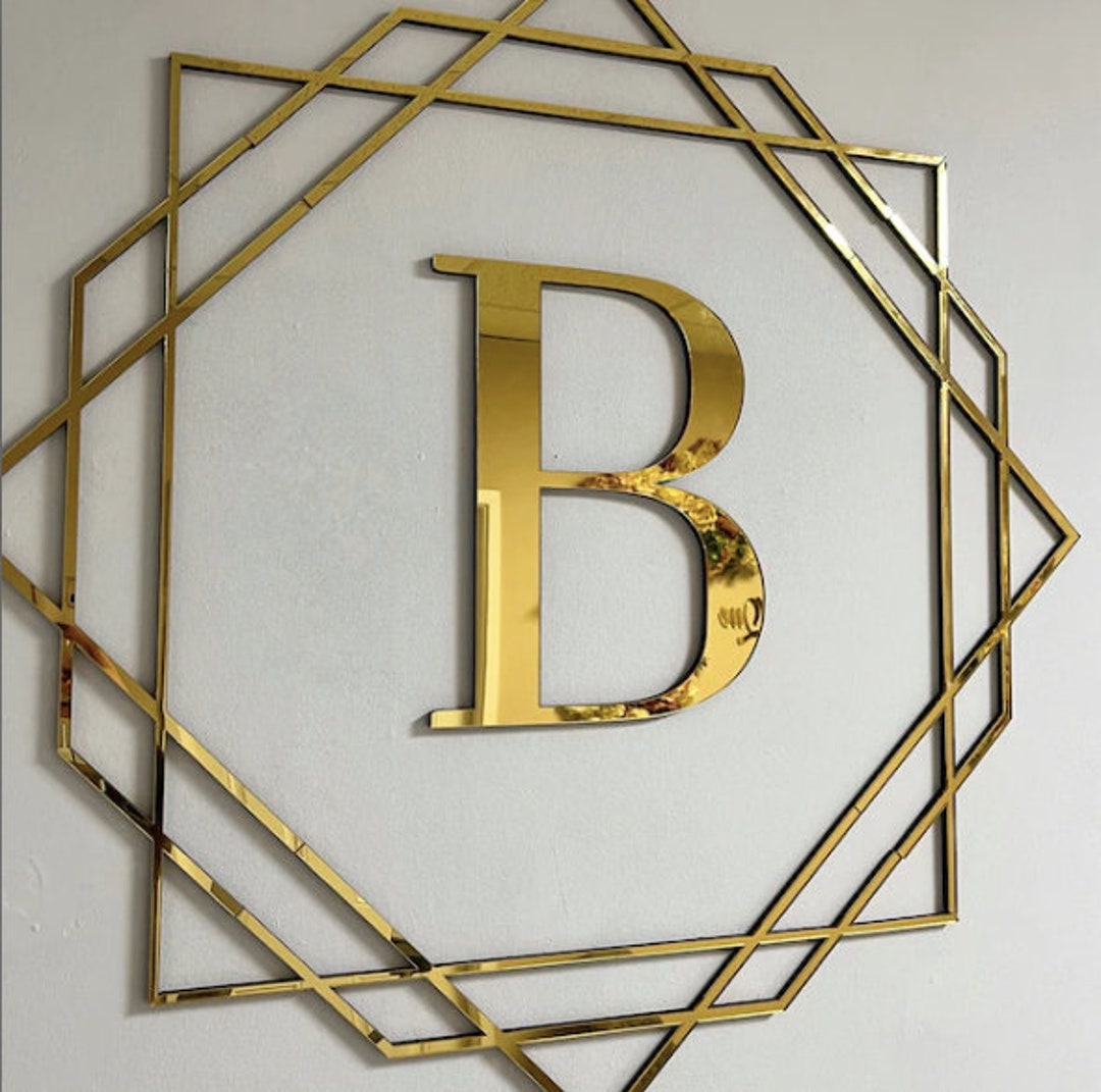 LARGE Custom 3D Acrylic Mirror Business Logo, Wall Mounted Logo ...