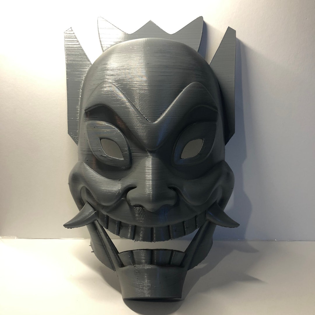 Avatar the Last Airbender Blue Spirit Zuko Cosplay Mask 3D Print - Etsy