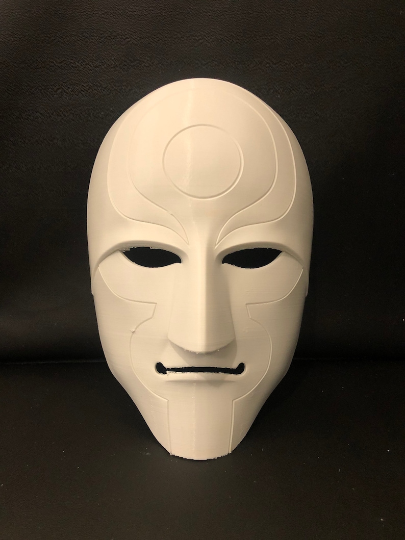 Amon 3D Printed Mask Raw Legend of Korra - Etsy