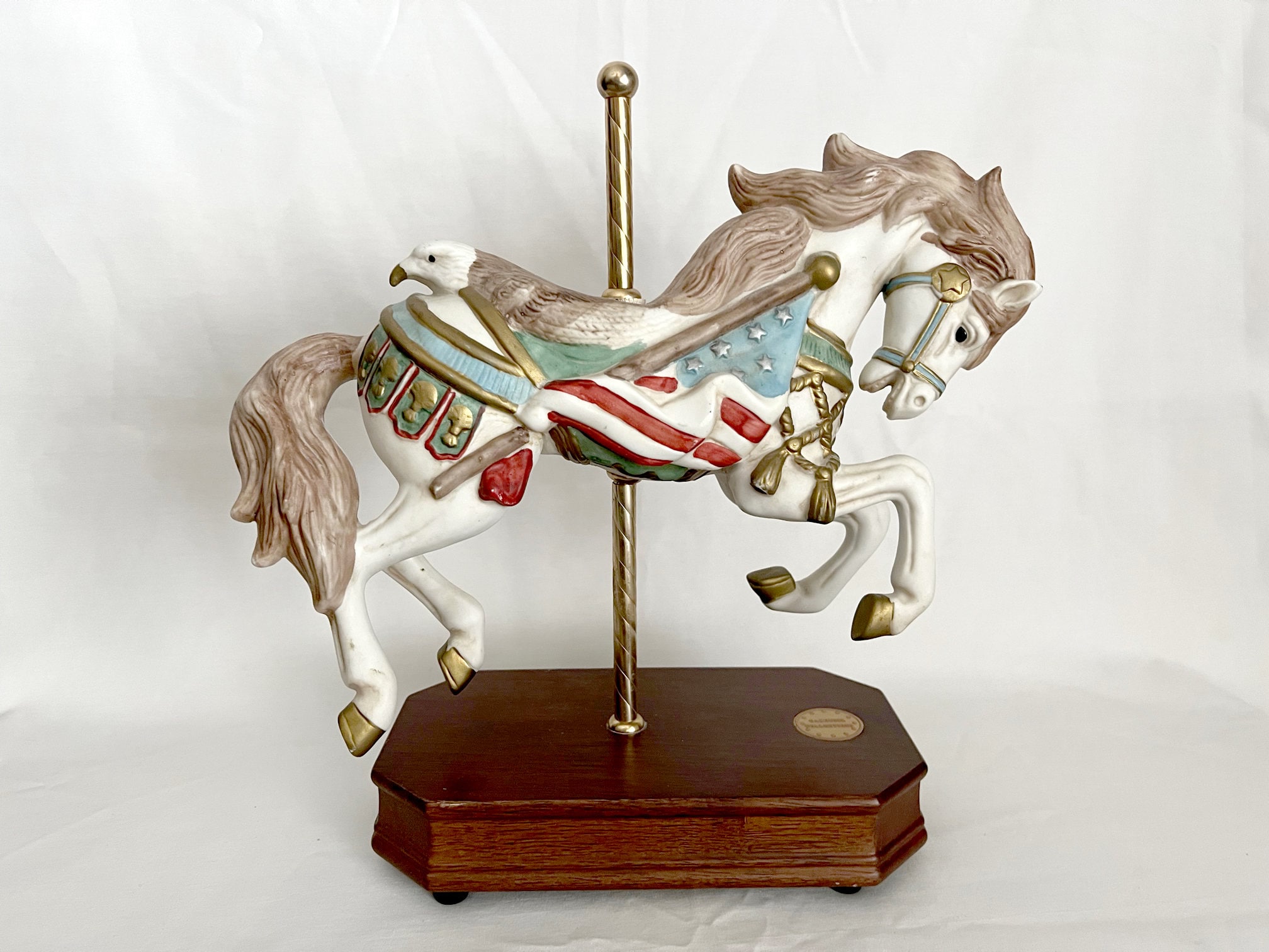 Patriotic Carousel Horse Music Box Carousel Collections - Etsy