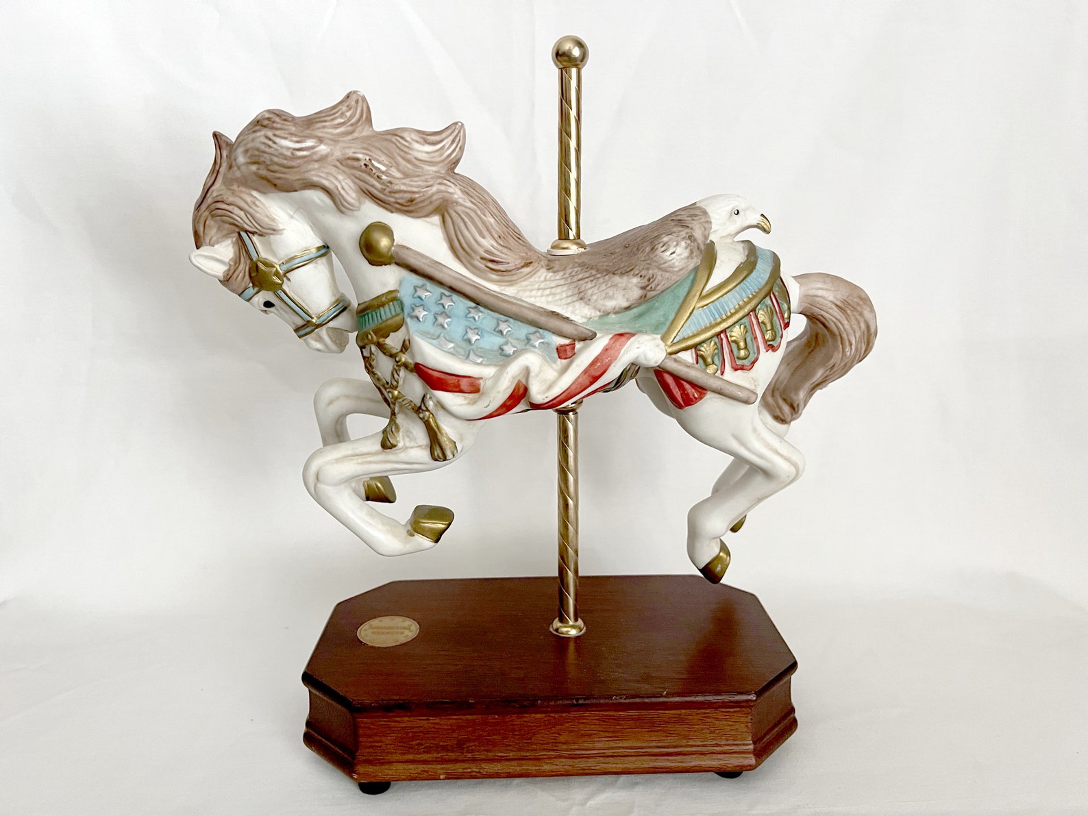 Patriotic Carousel Horse Music Box Carousel Collections - Etsy