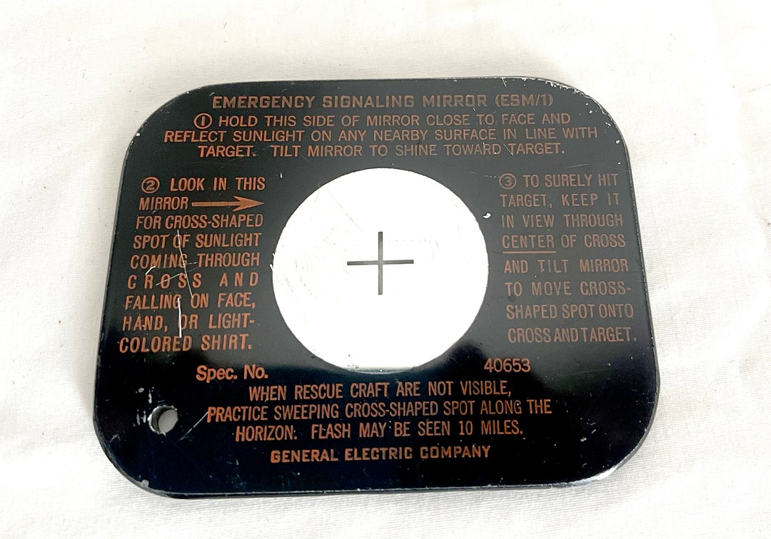 USAAF WWII Survival Signal Mirror Army Air Corps - Etsy