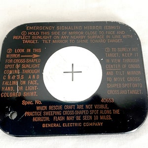 USAAF WWII Survival Signal Mirror Army Air Corps - Etsy