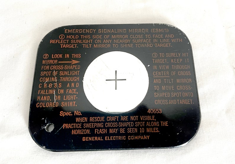 USAAF WWII Survival Signal Mirror Army Air Corps - Etsy
