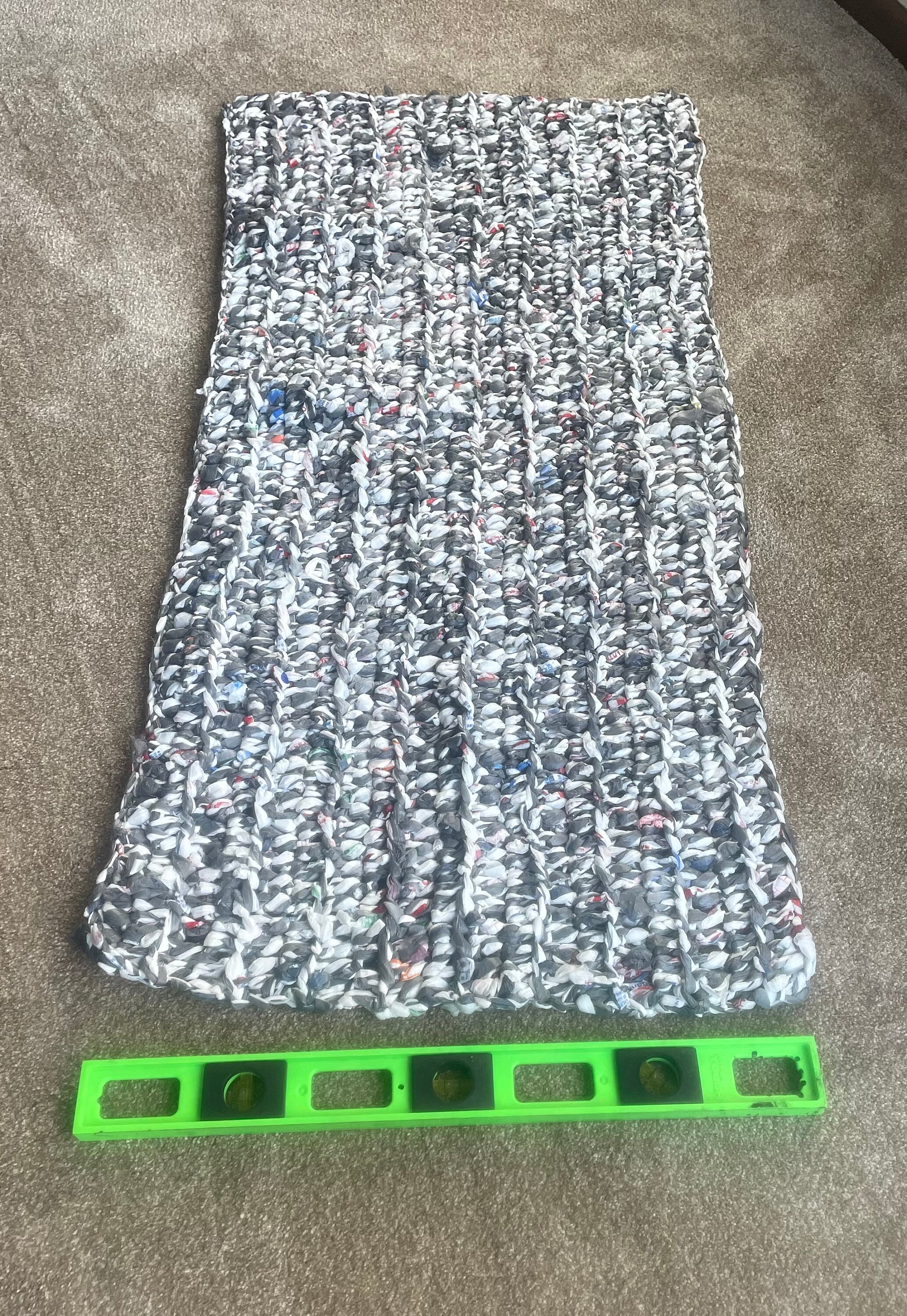 Plarn Rug plarn Mat Recycled - Etsy