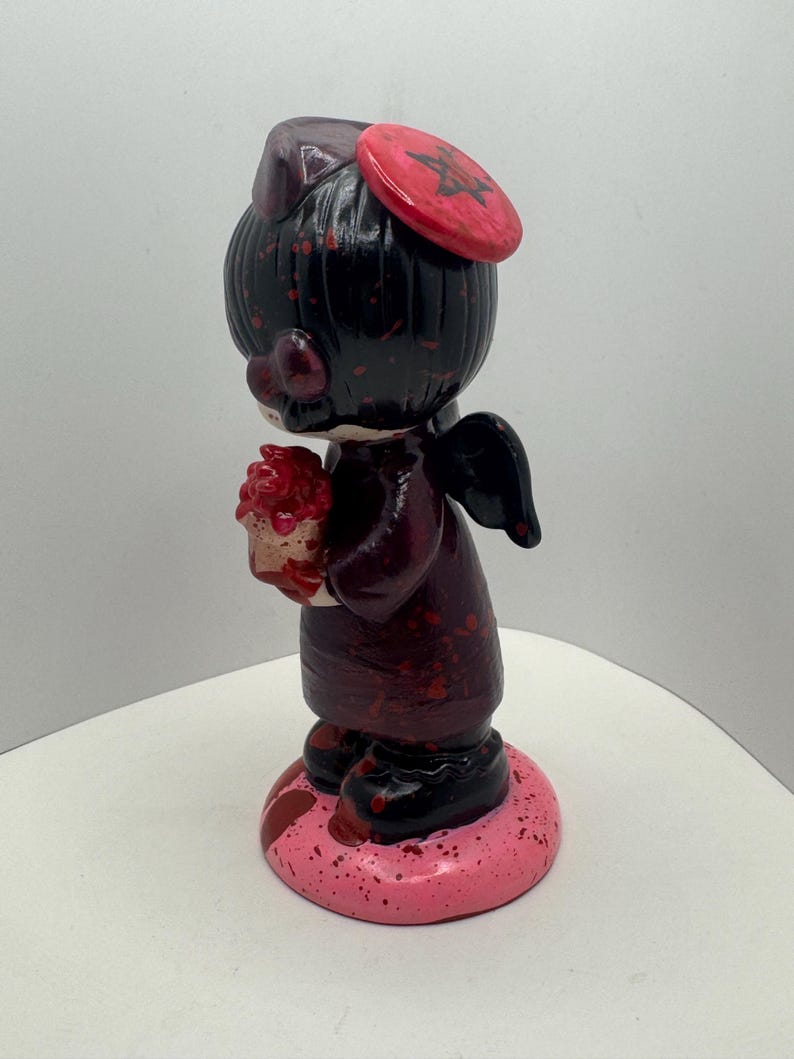 Little Girl- Deep Dark Angel Creepily Odd ( Precious) Moments - Etsy