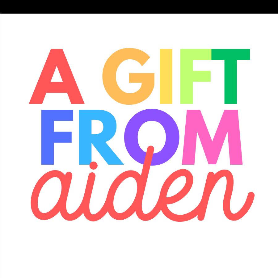 Editable Colorful Gift Tags / Simple & Sweet / Rainbow Gift Tag ...
