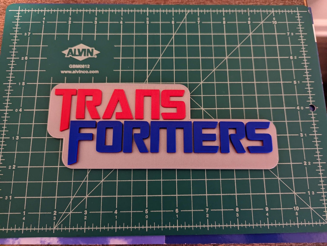 Transformers Logo Sign Display Shelf Wall 3D Printed Color Art - Etsy