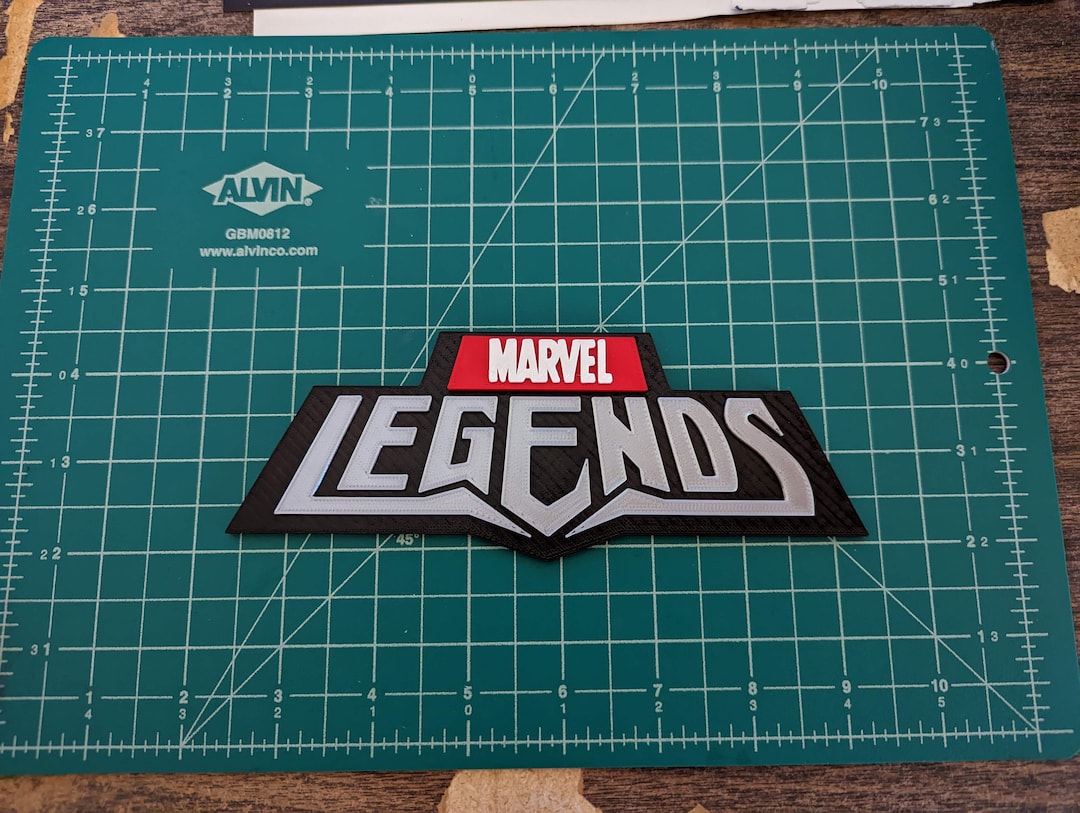 Marvel Legends 3D Printed Art Logo Display Wall Mount Hasbro - Etsy