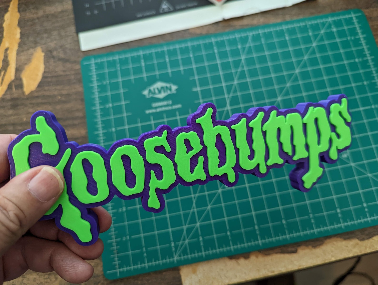 Goosebumps Movie 3D Logo Art Display Stand Shelf Wall Mount - Etsy