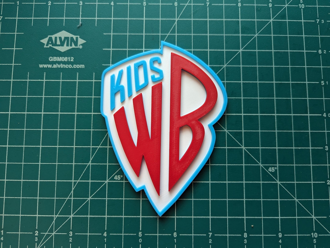 Kids WB Warner Brothers 3D Printed Logo Shield Wall Display - Etsy