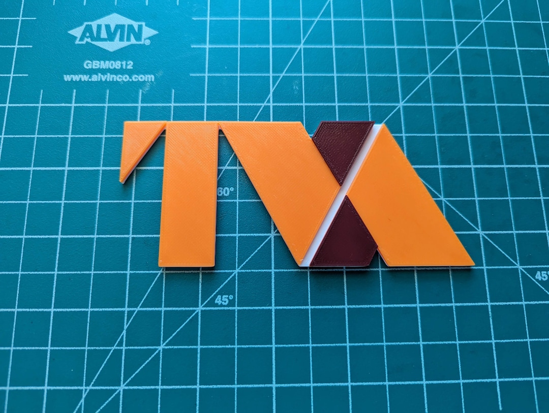 Marvel TVA 3D Printed Logo Sign Display Loki Wall Shelf Stand - Etsy
