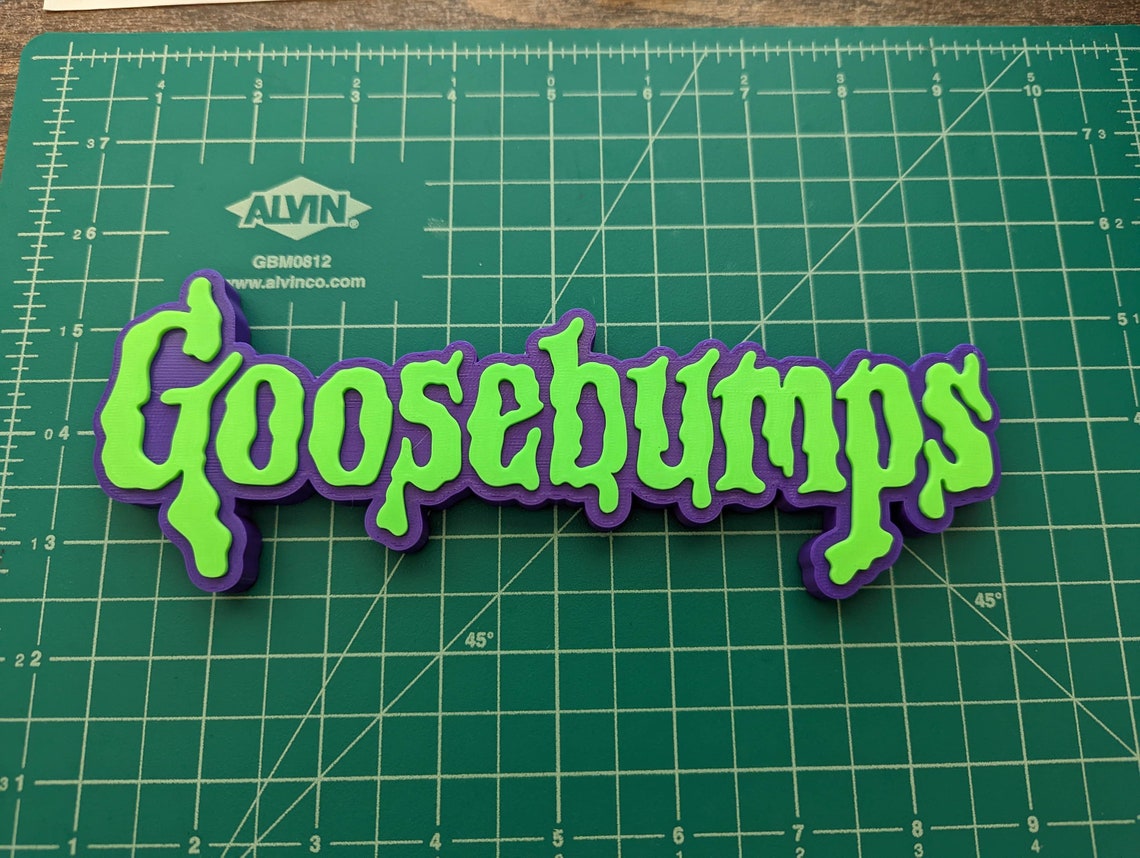 Goosebumps Movie 3D Logo Art Display Stand Shelf Wall Mount - Etsy