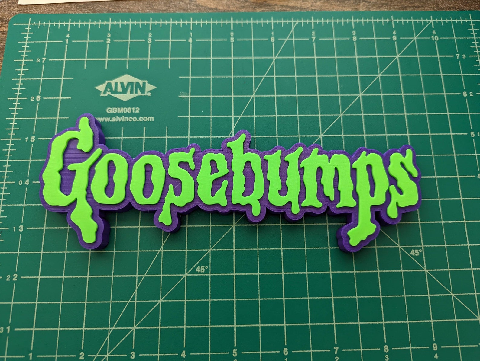 Goosebumps Movie 3D Logo Art Display Stand Shelf Wall Mount - Etsy