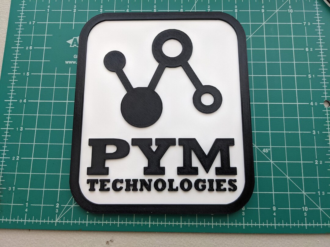 Pym Technologies Tech Emblem Logo 3D Printed Wall Sign Marvel - Etsy