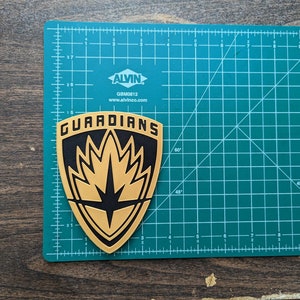 Guardians of the Galaxy Badge Cosplay Shield Marvel 3D Printed - Etsy