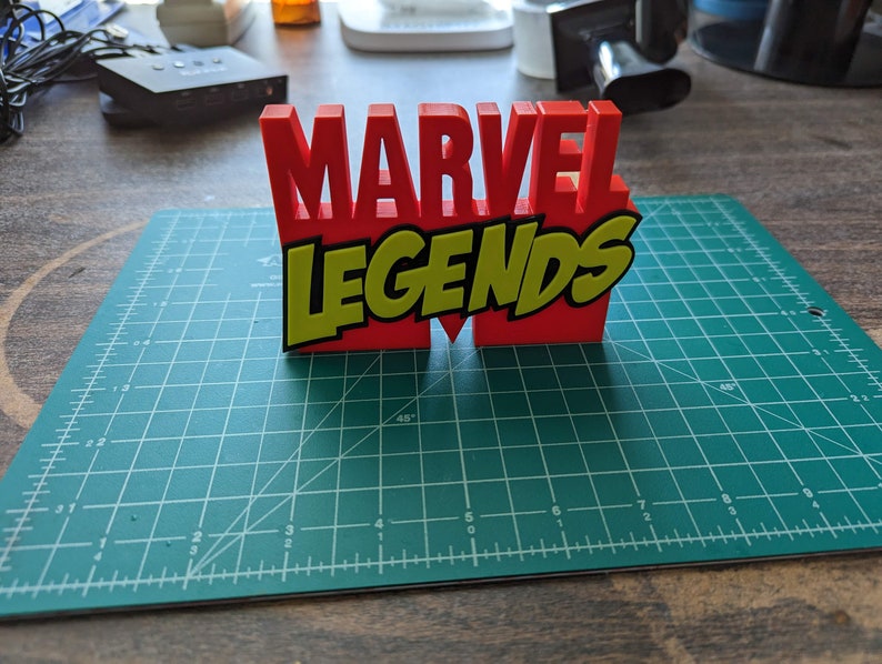 Marvel Legends Custom Design 3D Printed Sign Logo Display Wall - Etsy