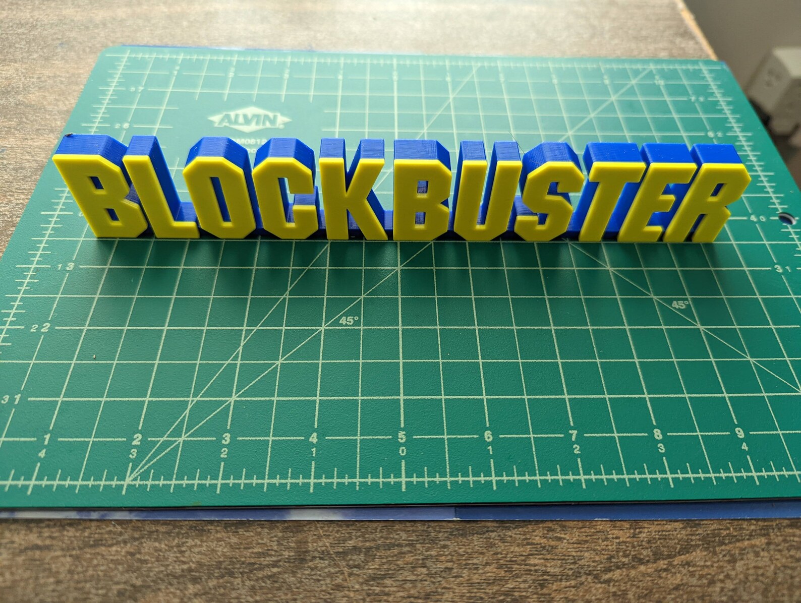 Blockbuster 3D Printed Art Logo Shelf Display Torn Ticket - Etsy