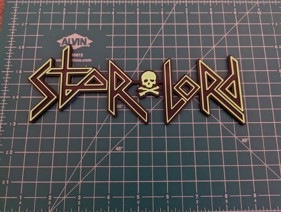 Star-lord Band 3D Printed Art Logo Shelf Wall Display Mount | Etsy