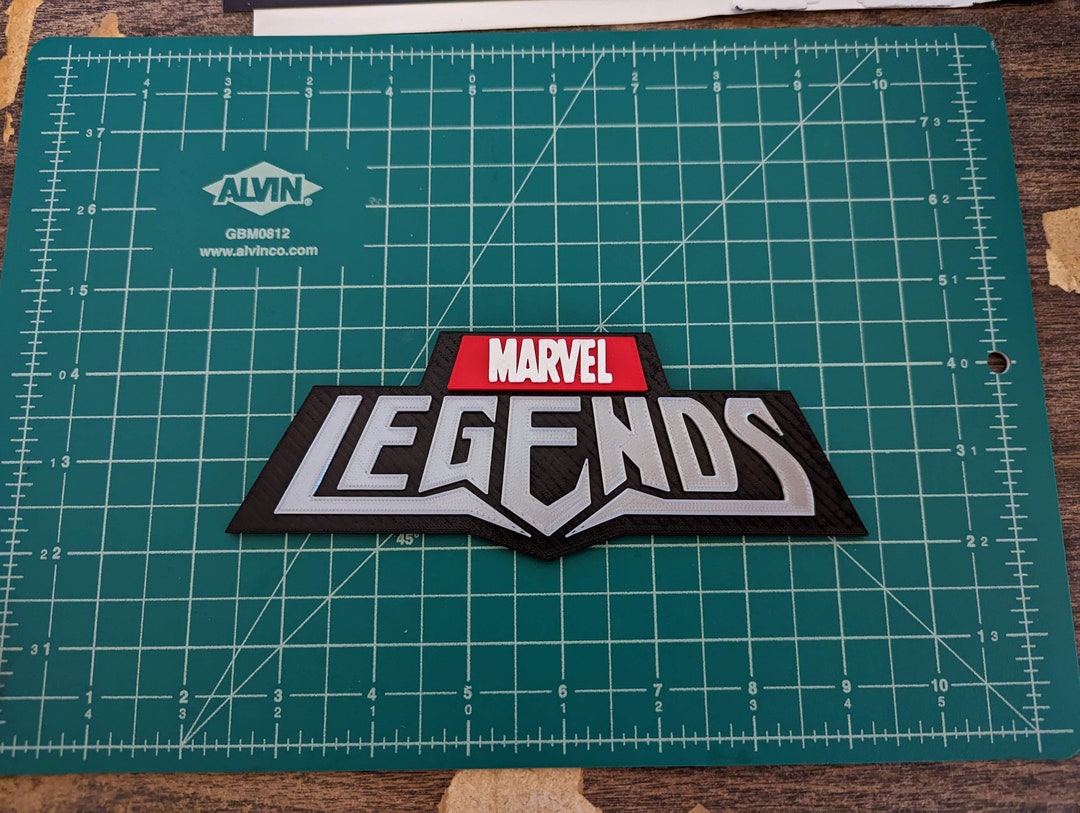 Marvel Legends 3D Printed Art Logo Display Wall Mount Hasbro - Etsy