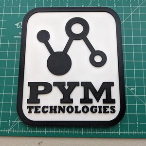 Pym Technologies Tech Emblem Logo 3D Printed Wall Sign Marvel Avengers ...