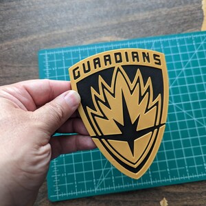 Guardians of the Galaxy Badge Cosplay Shield Marvel 3D Printed - Etsy
