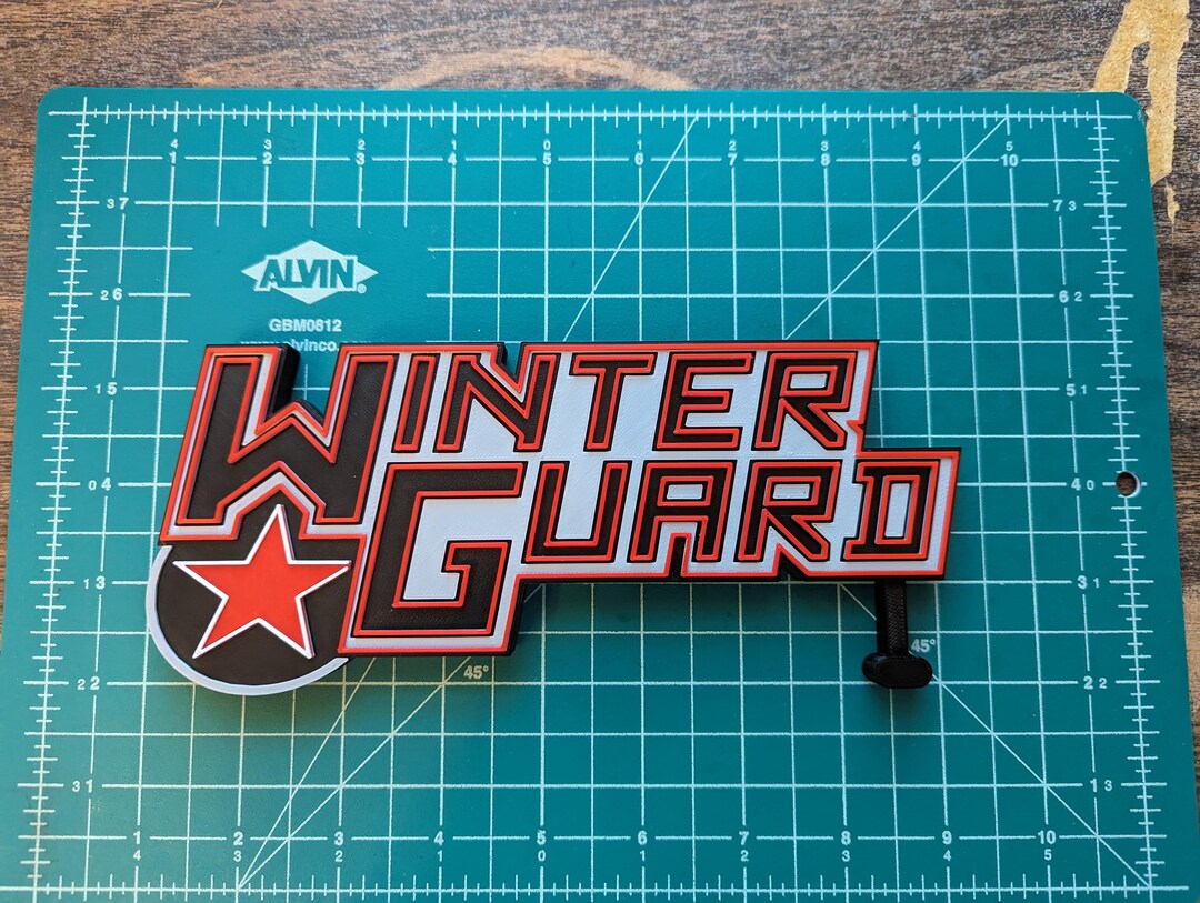 Winter Guard 3D Printed Art Logo Display Wall Shelf Stand - Etsy