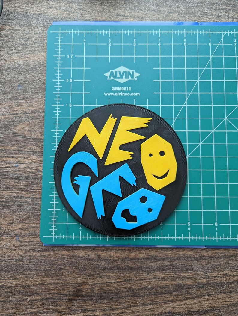 Neo Geo Logo 3d Printed Video Game Wall Display - Etsy