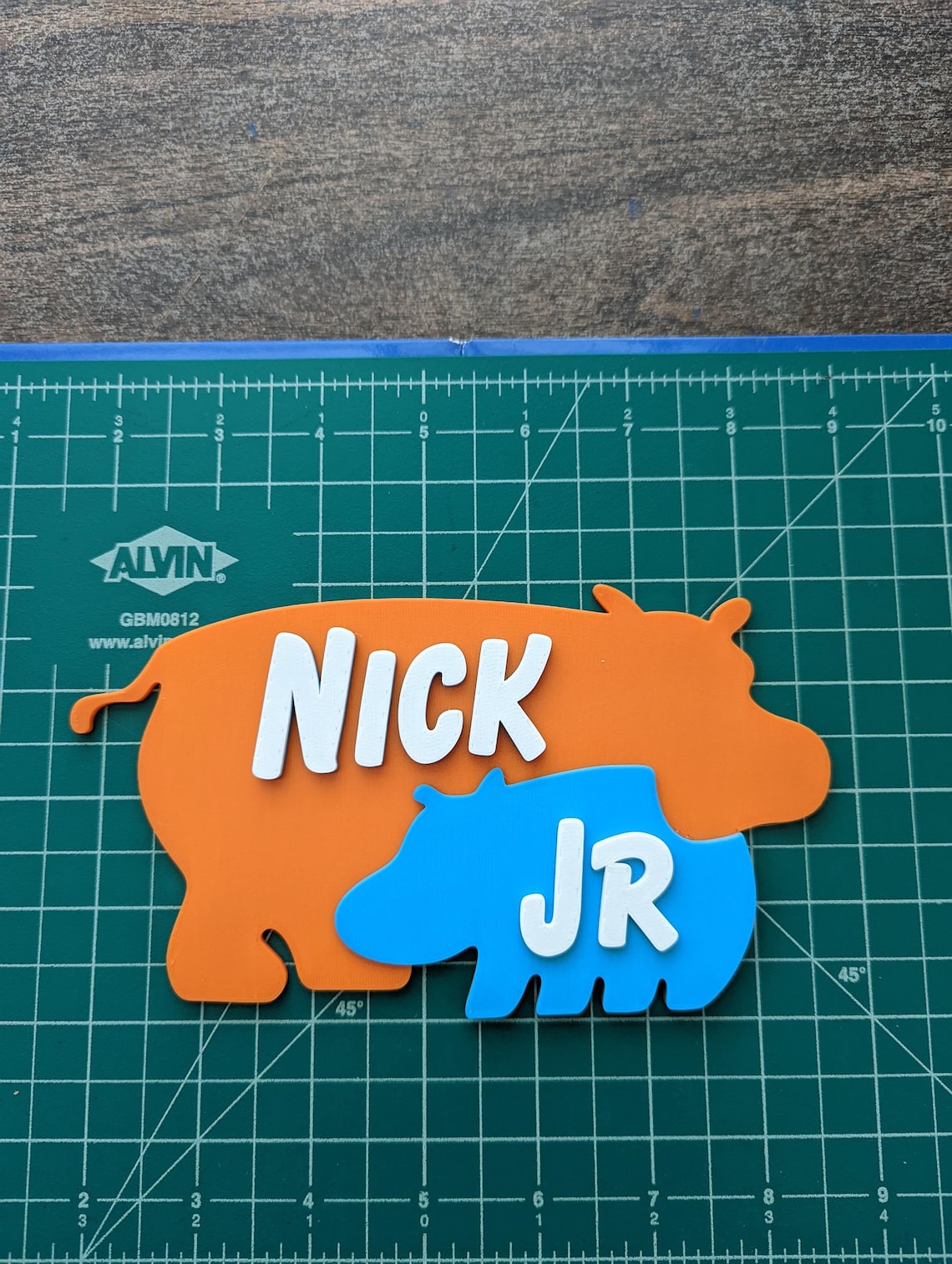 Nick Jr 3D Printed Art Animal Logo Shelf Stand Wall Display - Etsy ...