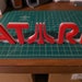Atari Video Game Logo Sign 3D Printed Videogame Shelf Display Stand - Etsy