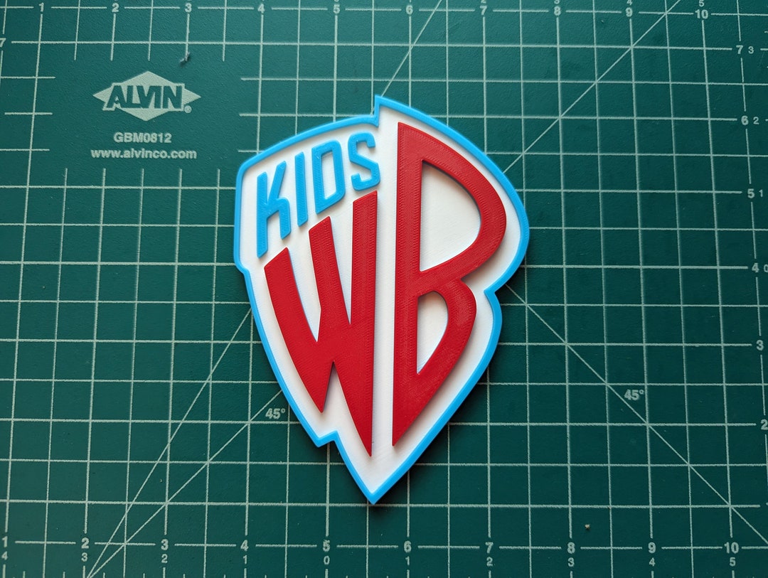 Kids WB Warner Brothers 3D Printed Logo Shield Wall Display - Etsy