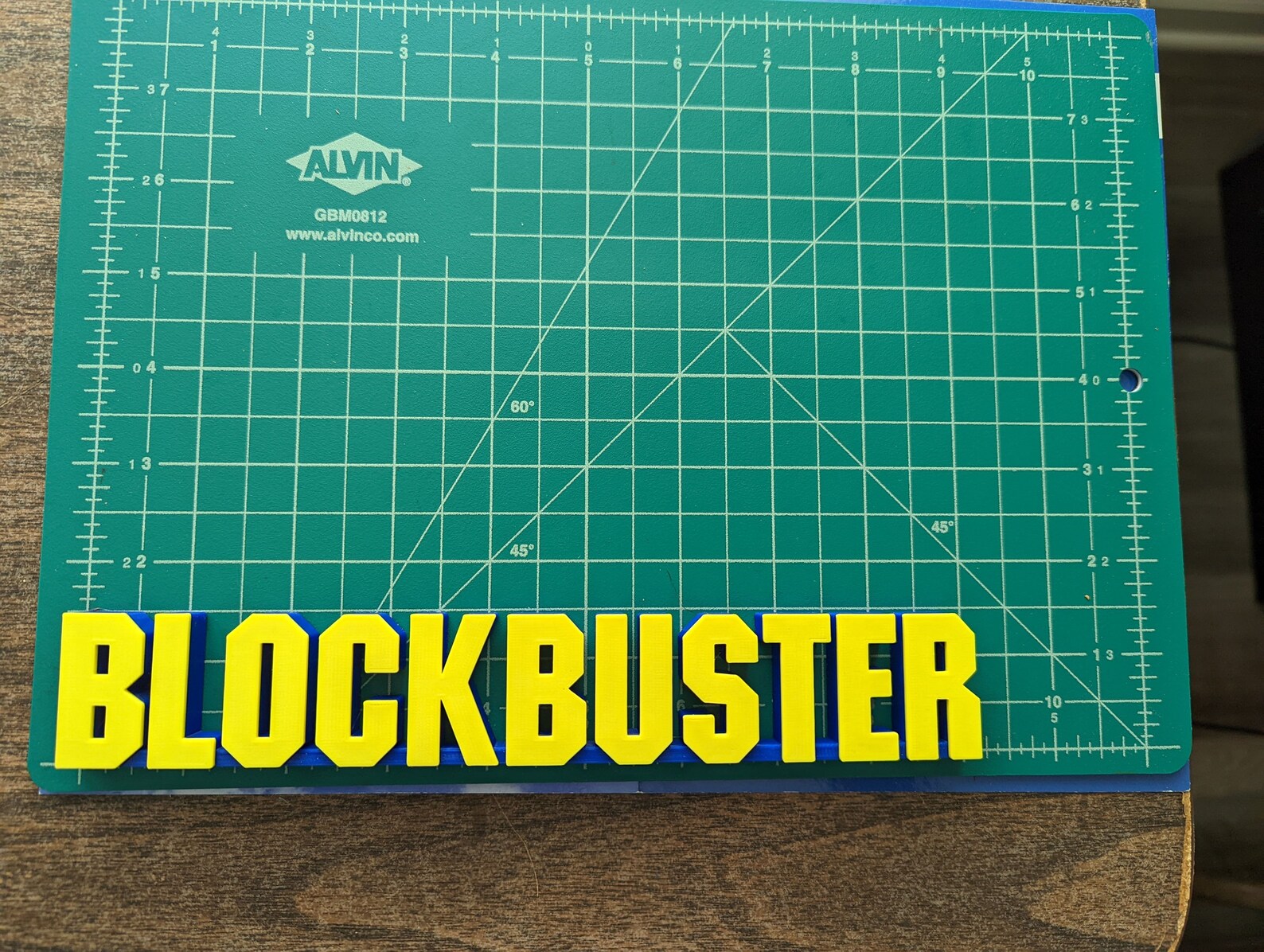 Blockbuster 3D Printed Art Logo Shelf Display Torn Ticket - Etsy