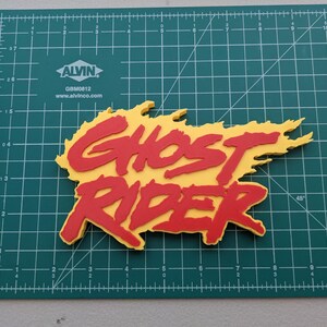 Marvel Ghost Rider 3D Printed Art Logo Shelf Wall Display - Etsy Australia