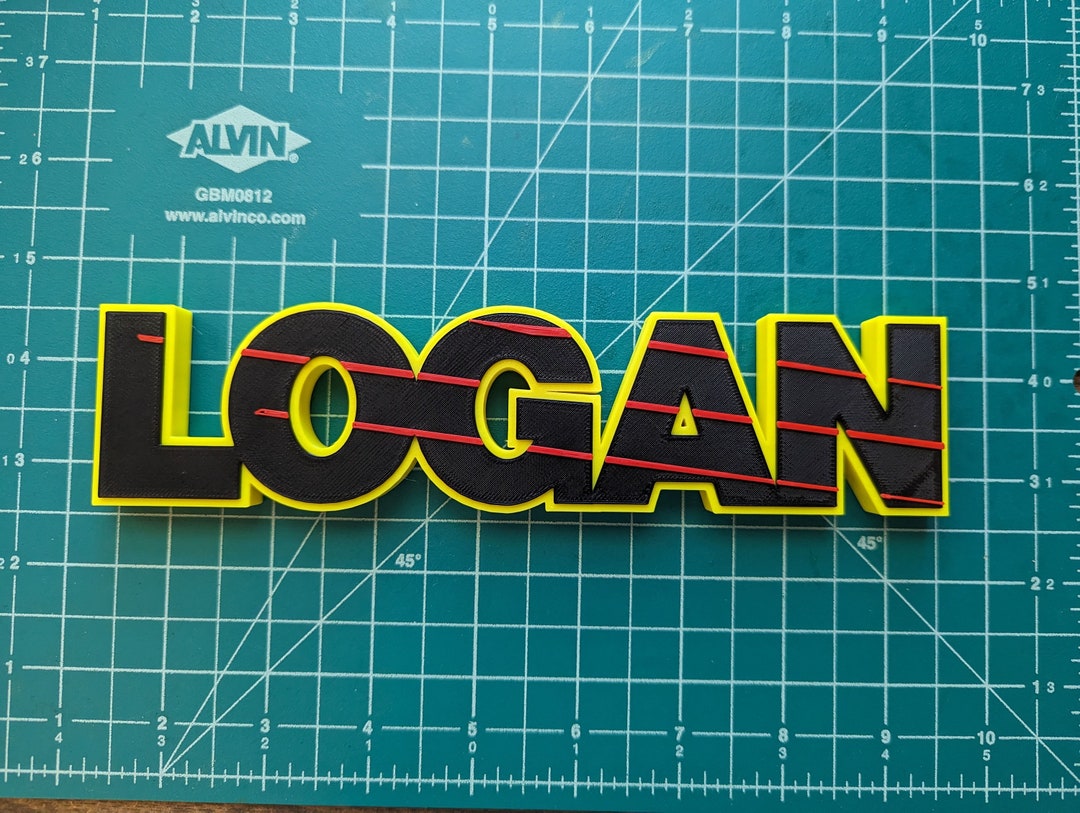 Old Man Logan 3D Printed Logo Sign Display Marvel Shelf Wall - Etsy